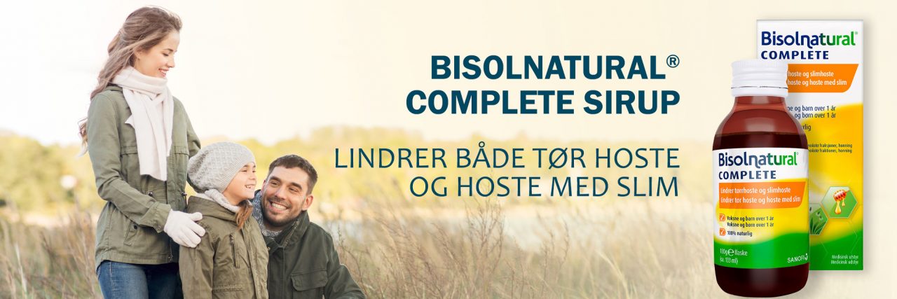 Bisonatural Complete | Lindrer både tør hoste og hoste med slim